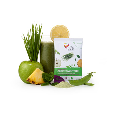 ערך תזונתי של GREEN SMOOTHIE - פירות צמחים ותבלינים באבקה להכנת משקה ...